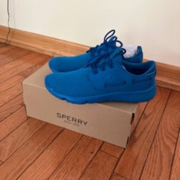 Sperry | Shoes | New Sperry 7 Seas Lace Up Sneakers Cobalt Blue Size 85 ...